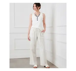 Karen Kane Striped Drawstring Pants