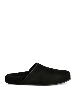 Jenni Kayne Suede Ashby Clogs - Black