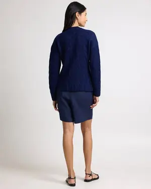 Onia Fitted Cable Knit Cardigan