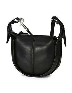 OLD TREND Dahlia Leather Crossbody - Black