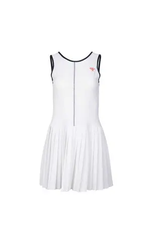 LOVE ALL TENNIS Nancy Pleated Stretch Dress