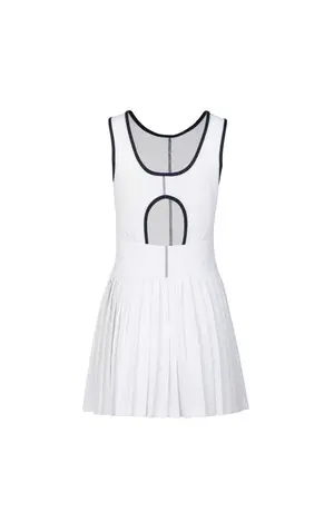LOVE ALL TENNIS Nancy Pleated Stretch Dress