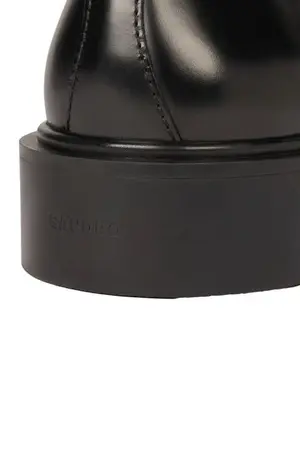 Sandro Patent Leather Derbies - Black