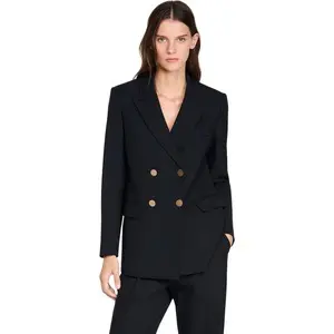 Sandro Wool Slim-fit Suit Jacket