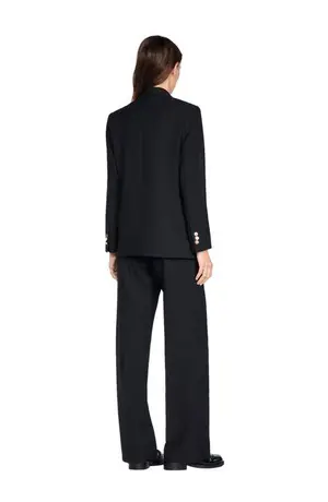 Sandro Wool Slim-fit Suit Jacket