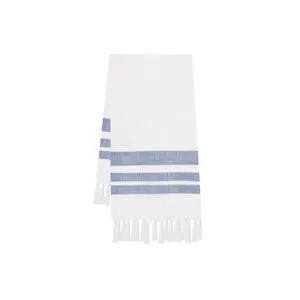 CAROL & FRANK Morgan Stripes Towel Collection - Blue
