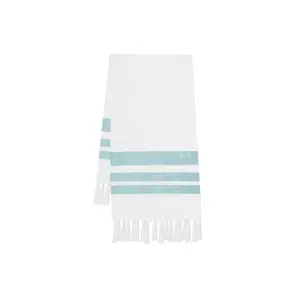 CAROL & FRANK Morgan Stripes Towel Collection - Teal