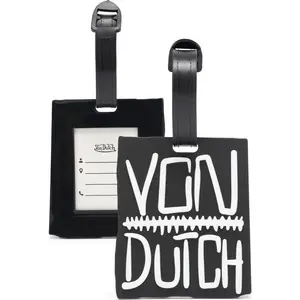 VON DUTCH 2-piece Luggage Tag Set - Stitched