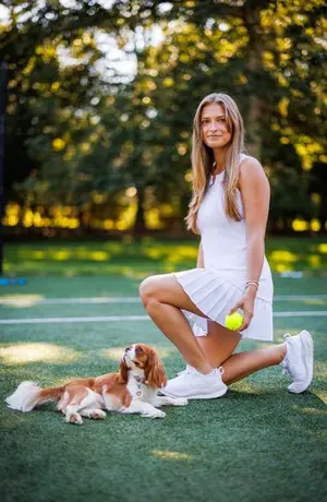 LOVE ALL TENNIS Ainsley Pleated Dress