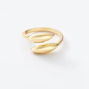 SARA PATINO Orchid Vermeil Open Ring - Gold