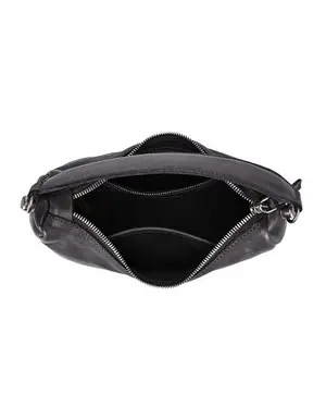 OLD TREND Dahlia Genuine Leather Hobo Bag - Grey