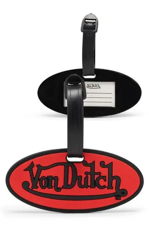 VON DUTCH 2-piece Suitcase Id Tag Set
