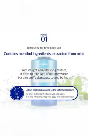 KUNDAL Cool & Clear Ice Boosting Body Washaqua Mint