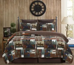 C&F HOME Rutherford Breeze Rustic Lodge Cotton Quilt Reversible And Machine Washable