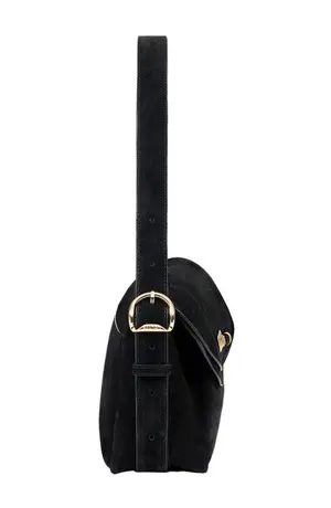 Sandro Le Mambo Suede Bag - Black