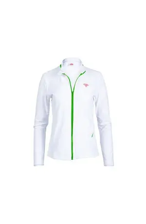 LOVE ALL TENNIS Gabriela Full Zip Jacket - Green