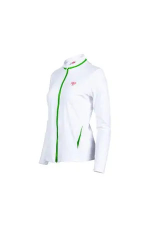 LOVE ALL TENNIS Gabriela Full Zip Jacket - Green