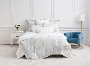 ELISABETH YORK Marble Sea Glass Duvet Cover Collection - Blue