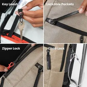 SHERPANI Metro Anti-theft Travel Sling Bag Backpack