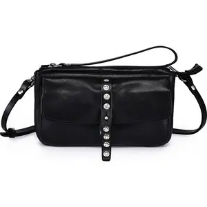 OLD TREND Monarda Genuine Leather Convertible Crossbody - Black