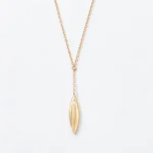 SARA PATINO Iris Double Sided Floating Pendant Necklace