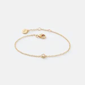 SARA PATINO White Topaz Bracelet - Gold