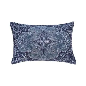 ELISABETH YORK Suman Navy Lumbar Throw Pillows Collection - Blue