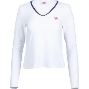 LOVE ALL TENNIS Kate Long Sleeve Top - Navy