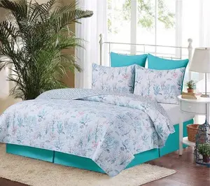 C&F HOME St. Vincent Coastal Beach Cotton Quilt Set Reversible And Machine Washable