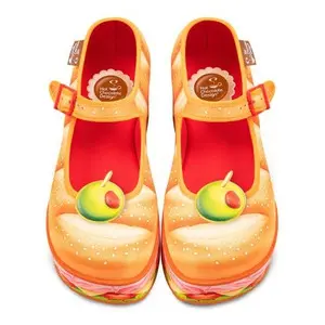 Hot Chocolate Design Mary Jane Platforms