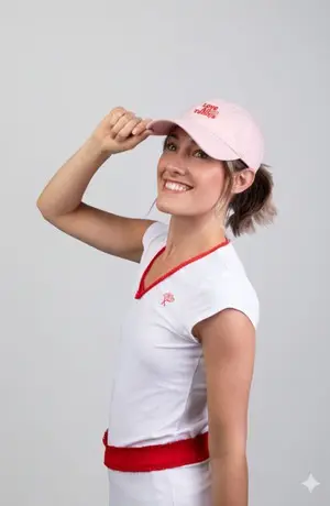LOVE ALL Embroidered Baseball Cap - Light Pink