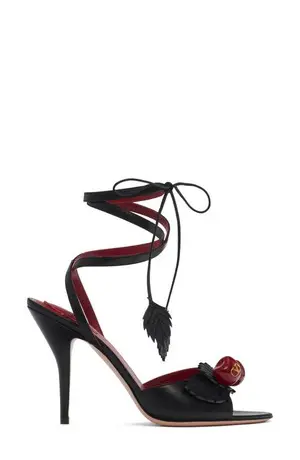 Valentino Garavani Cherryfic Ankle Strap Sandals