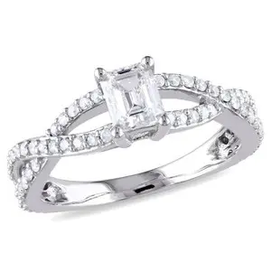 JULIANNA B. 14k Diamond Engagement Ring - 14k White Gold