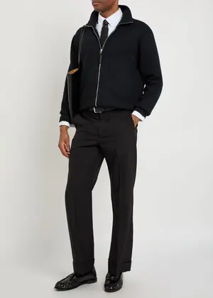 TOM FORD High-neck Wool-blend Jacket