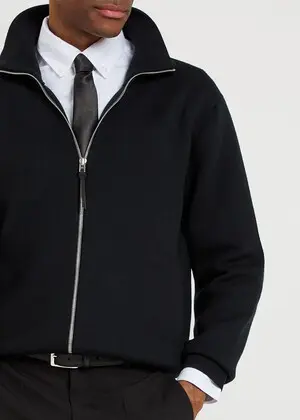 TOM FORD High-neck Wool-blend Jacket