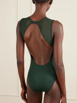 ERES Unique Open-back Swimsuit - Green
