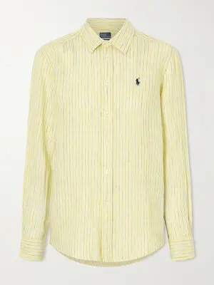 Women's Yellow Linen Shirts