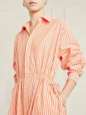 open lace back dress Bali Bound Stripe Maxi