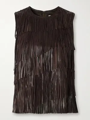Leather Fringed