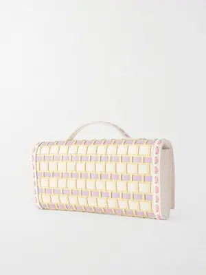 ROGER VIVIER Belle Vivier Leather Clutch
