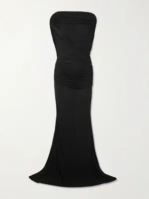 Alex Perry Draped Cape-effect Stretch-jersey Gown