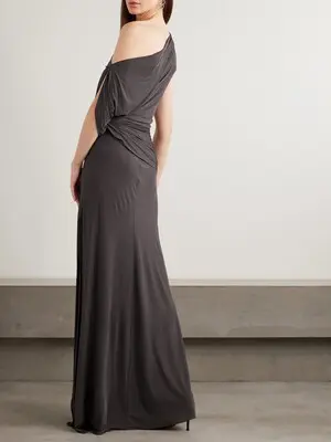 Alex Perry One-shoulder Draped Gown