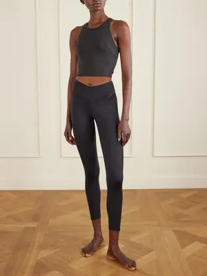 ERES Comaneci Mesh-trimmed Stretch-jersey Leggings