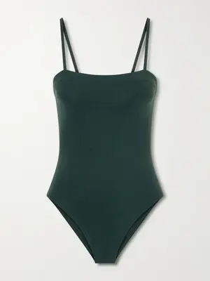ERES Les Essentiels Aquarelle One-Piece Swimsuit Green