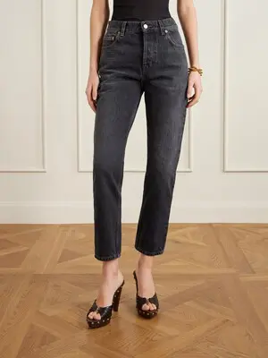 Saint Laurent High-rise Slim-leg Jeans