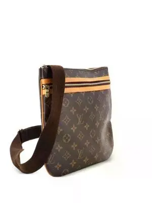LOUIS VUITTON Bosphore Pochette Monogram Canvas Crossbody Bag - Brown