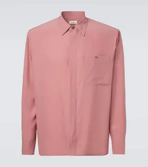 Saint Laurent Silk Crêpe Satin Shirt