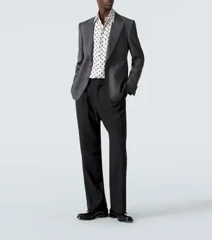 Dolce & Gabbana Pinstripe Virgin Wool Blazer