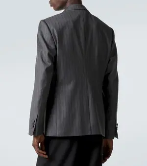 Dolce & Gabbana Pinstripe Virgin Wool Blazer