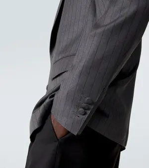 Dolce & Gabbana Pinstripe Virgin Wool Blazer